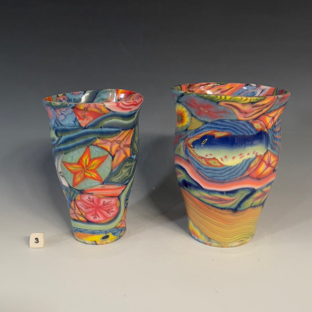 Colored Clay Millefiori Collection – LightWave Pottery